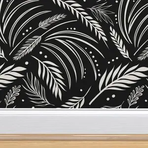 Spoonflower Wild Beach Grasses 100% Natural Sisal Grasscloth Wallcovering