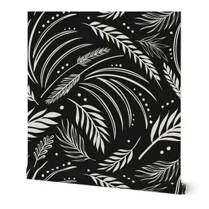 Spoonflower Wild Beach Grasses 100% Natural Sisal Grasscloth Wallcovering
