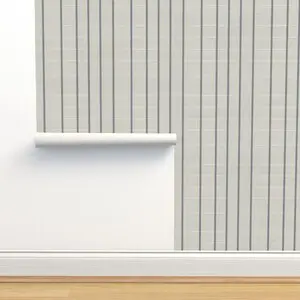 Spoonflower Summer Stripes 100% Natural Sisal Grasscloth Wallcovering