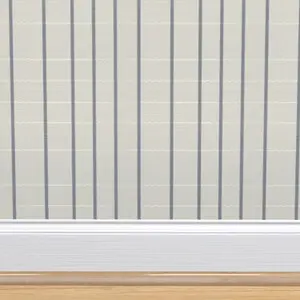 Spoonflower Summer Stripes 100% Natural Sisal Grasscloth Wallcovering