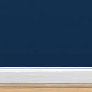 Spoonflower Navy Solid 100% Natural Sisal Grasscloth Wallcovering - Blue