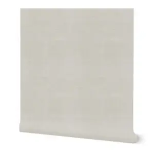 Spoonflower Suede Textured Pale Grey 100% Natural Sisal Grasscloth Wallcovering - Gray,blue