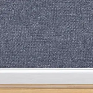 Spoonflower Stucco 5 In Slate 100% Natural Sisal Grasscloth Wallcovering