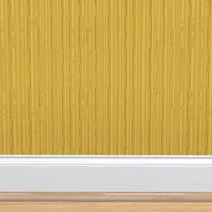 Spoonflower Golden Vertical Stripe Pattern 100% Natural Sisal Grasscloth Wallcovering