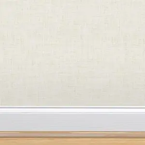 Spoonflower Eggshell 100% Natural Sisal Grasscloth Wallcovering - Ivory