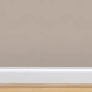 Spoonflower Indecision: Powdery Taupe Solid 100% Natural Sisal Grasscloth Wallcovering - Brown