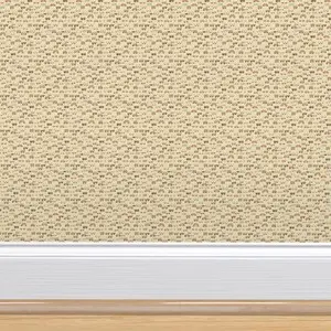 Spoonflower Diversity Boobs Small 100% Natural Sisal Grasscloth Wallcovering - Beige