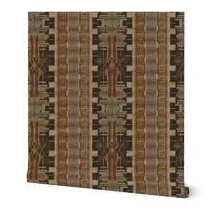 Spoonflower Desert Dweller Redwood Forest 100% Natural Sisal Grasscloth Wallcovering