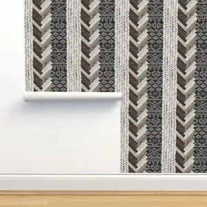 Spoonflower Textural 100% Natural Sisal Grasscloth Wallcovering