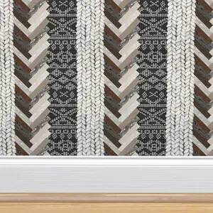 Spoonflower Textural 100% Natural Sisal Grasscloth Wallcovering