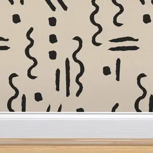 Spoonflower Terra Abba White 100% Natural Sisal Grasscloth Wallcovering