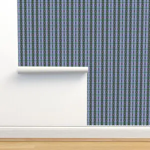 Spoonflower Equixbars2f 100% Natural Sisal Grasscloth Wallcovering
