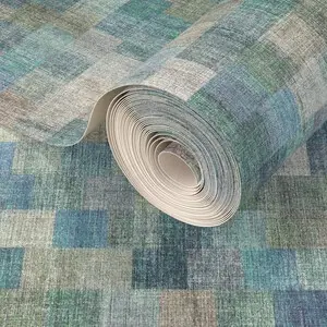 Spoonflower Sycamore Iris 100% Natural Sisal Grasscloth Wallcovering