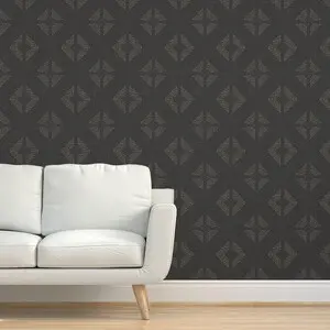 Spoonflower Ezzy 100% Natural Sisal Grasscloth Wallcovering