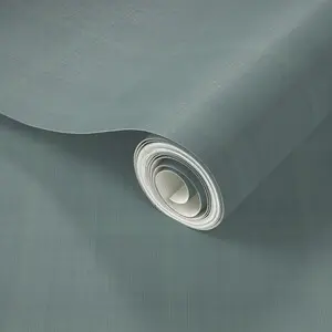Spoonflower Green Texture Hashing Custom Pre-pasted Wallpaper - Green,gray