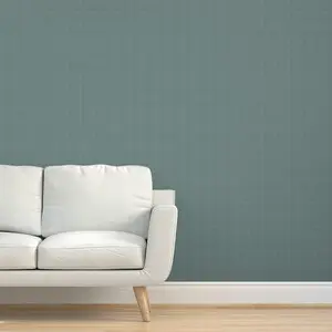 Spoonflower Green Texture Hashing Custom Pre-pasted Wallpaper