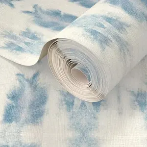 Spoonflower Feather 01 Michelle Mathis 100% Natural Sisal Grasscloth Wallcovering