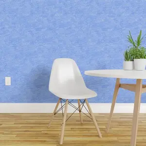 Spoonflower Crayontexture Chicory Solid Texture Light Custom Pre-pasted Wallpaper