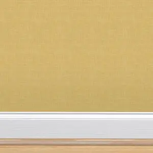 Spoonflower Garden Onion 100% Natural Sisal Grasscloth Wallcovering - Yellow