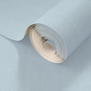 Spoonflower Fog Solid Bed2e3 100% Natural Sisal Grasscloth Wallcovering - Grey