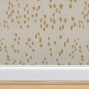 Spoonflower Rustic Farmhouse Mudcloth 100% Natural Sisal Grasscloth Wallcovering