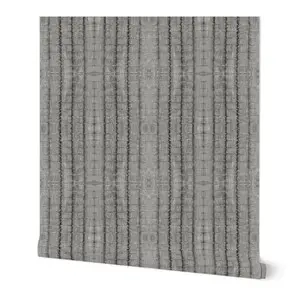 Spoonflower Galapagos Grey 100% Natural Sisal Grasscloth Wallcovering