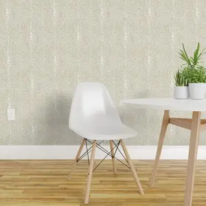 Spoonflower Nature Dots Spots Tan Bubble Neutral Beige Custom Pre-pasted Wallpaper