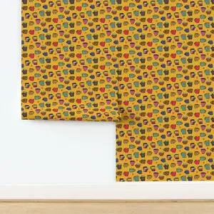 Spoonflower Whimsical Kitchen Mug Coffee Cup Kitsch Tea Custom Pre-pasted Wallpaper