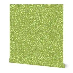 Spoonflower Chameleon Scales 100% Natural Sisal Grasscloth Wallcovering