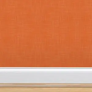 Spoonflower Vintage Orange Texture On Textured 100% Natural Sisal Grasscloth Wallcovering - Coral,orange