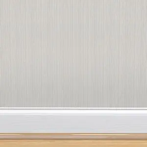 Spoonflower Light Pinstripe 100% Natural Sisal Grasscloth Wallcovering