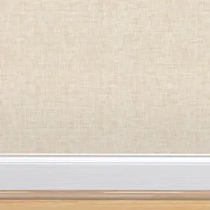 Spoonflower Look And In Champagne 100% Natural Sisal Grasscloth Wallcovering - Beige,gray