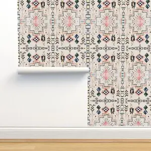 Spoonflower You See Me In A Different Light 100% Natural Sisal Grasscloth Wallcovering