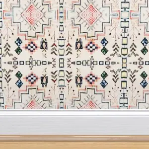 Spoonflower You See Me In A Different Light 100% Natural Sisal Grasscloth Wallcovering