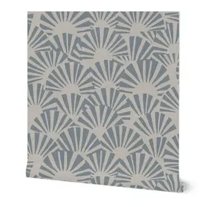 Spoonflower Sundial 100% Natural Sisal Grasscloth Wallcovering