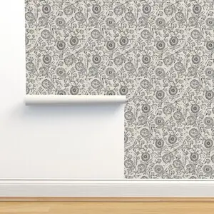 Spoonflower Francis 100% Natural Sisal Grasscloth Wallcovering