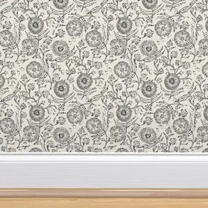 Spoonflower Francis 100% Natural Sisal Grasscloth Wallcovering