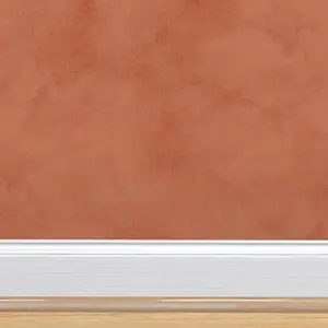 Spoonflower New Boho Abstract Watercolor Copper 100% Natural Sisal Grasscloth Wallcovering