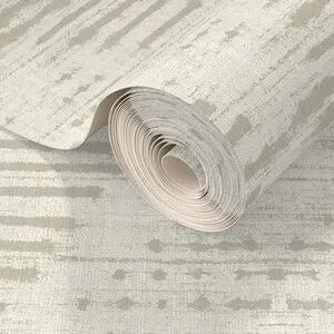 Spoonflower Kufi Square Parchment 100% Natural Sisal Grasscloth Wallcovering - Beige,gray