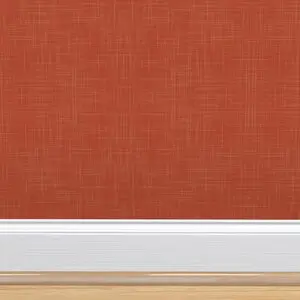 Spoonflower Roycroft Dark Orange Texture On Textured 100% Natural Sisal Grasscloth Wallcovering