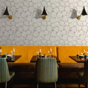 Spoonflower Floral Neutral Collection Minimal Earth Tone Gray Traditional Wallpaper