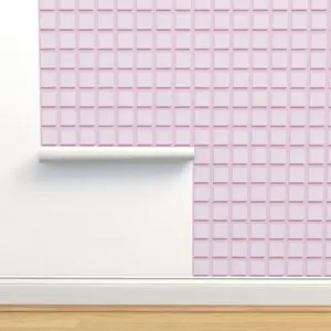 Spoonflower Mod Mid Century Geometric 60s Pastel Traditional Wallpaper