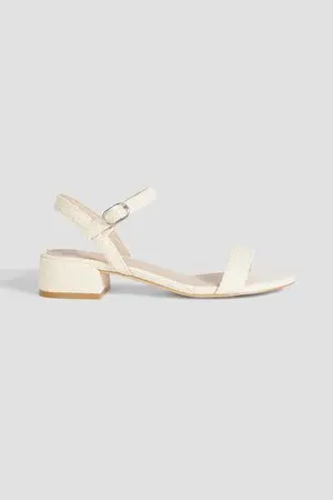 STUART WEITZMAN Dancer 35 Raffia Sandals