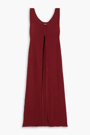 Caravana Caravana Mincha Cotton-Gauze Tunic - Claret