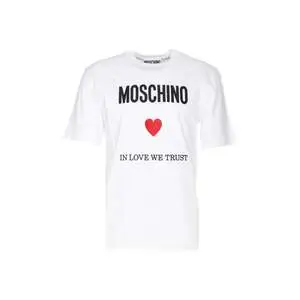 Moschino Couture In Love We Trust T Shirt - White
