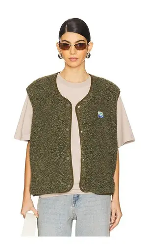American Vintage Hok Town Sherpa Vest - Varan Chine