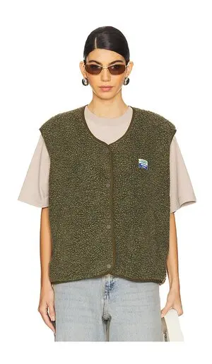 American Vintage Hok Town Sherpa Vest - Varan Chine