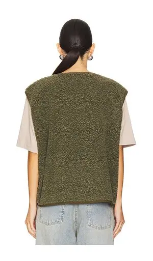 American Vintage Hok Town Sherpa Vest - Varan Chine