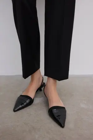 HOUSE OF DAGMAR Leather Slingback