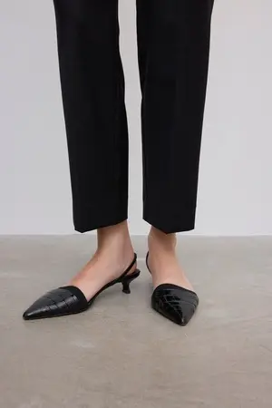 HOUSE OF DAGMAR Leather Slingback